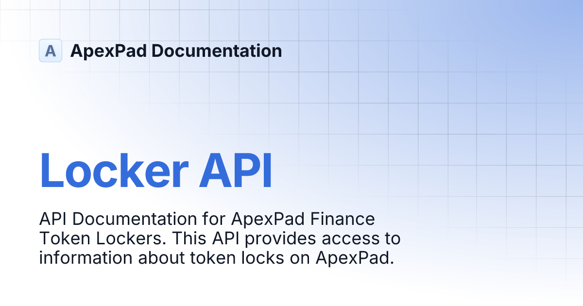 Locker API | ApexPad Documentation